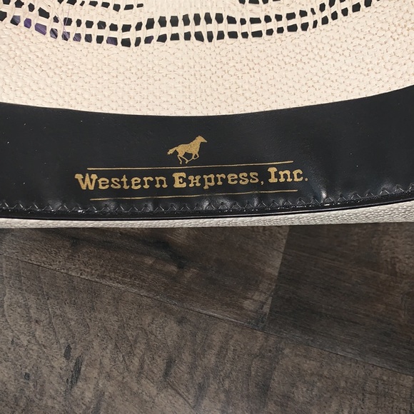 WESTERN EXPRESS INC. | Accessories | Western Express White Cowboy Hat ...